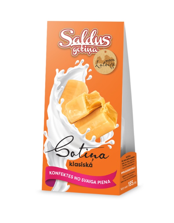 Candy „Gotiņa” 185 g - klasika - Saldus pārtikas kombināts