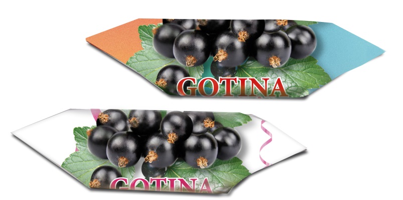 Milk candy 'Gotiņa' with black currant 0,5kg - Saldus pārtikas kombināts
