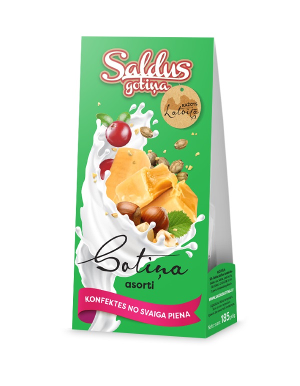 Konfekte ''Gotiņa'' asorti 0,185kg - Saldus pārtikas kombināts