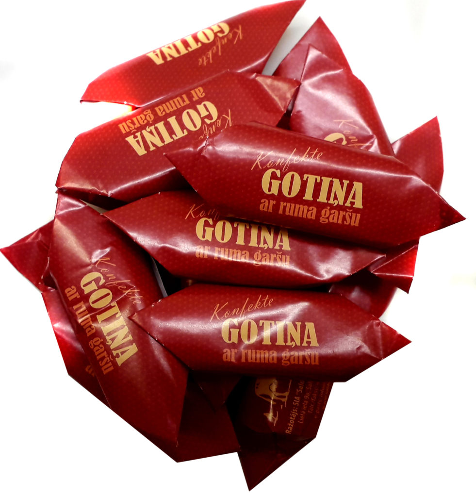 Milk candy 'Gotiņa' with rum 0,5kg - Saldus pārtikas kombināts